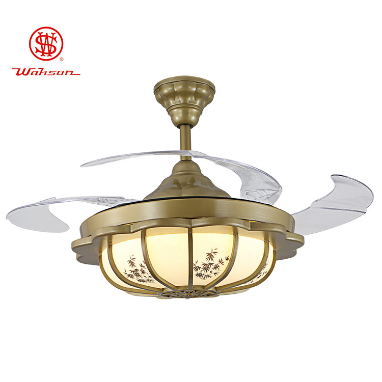 CCC Transparent Balde 3500K Modern Invisible Ceiling Fan / Quiet ...