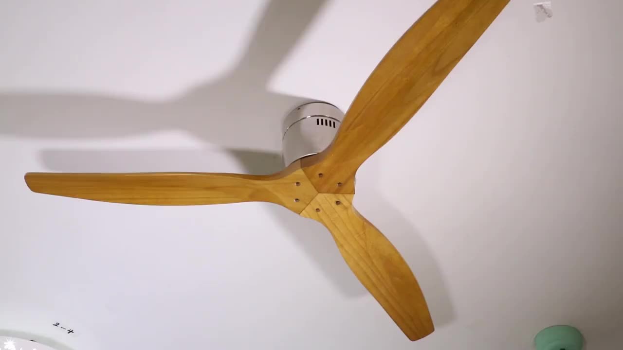 RoHS Natural Wood 75w Modern 5 Blade Ceiling Fan 42 Inch Ceiling Fan ...